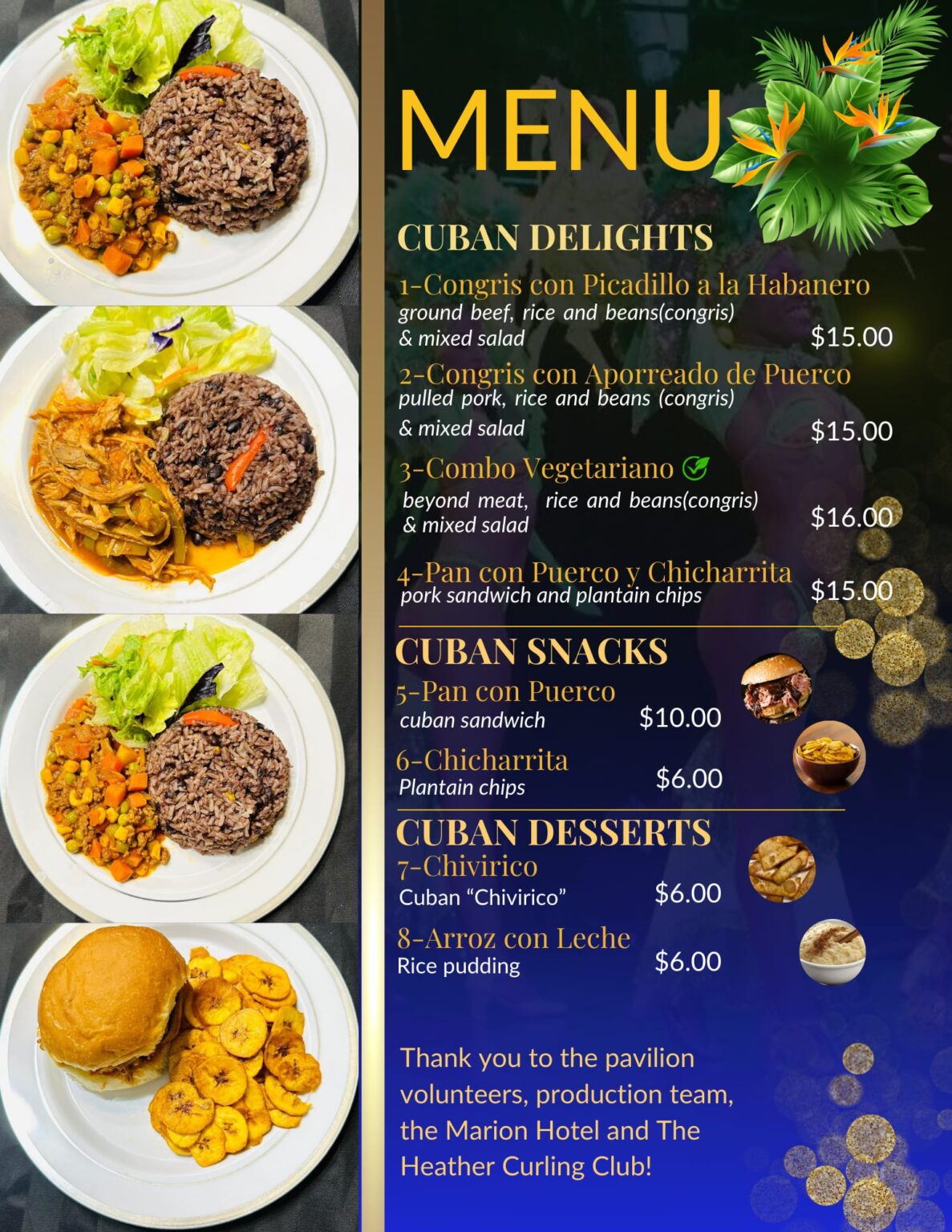 Cuban Pavilion Program for Folklorama 2024